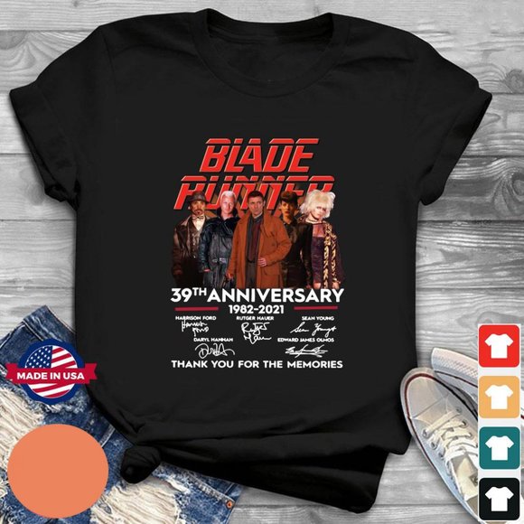 Shirts | Official Blade Runner 39th Anniversary 1982 Thank You The ...